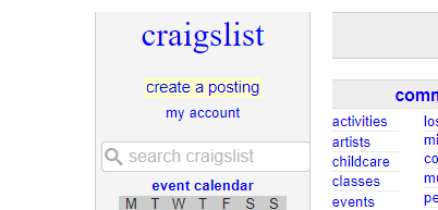 Craigslist – Augusta