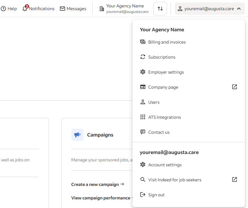 Augusta Smart Posts and Indeed - How to find the Augusta Integration on the Indeed platform ...