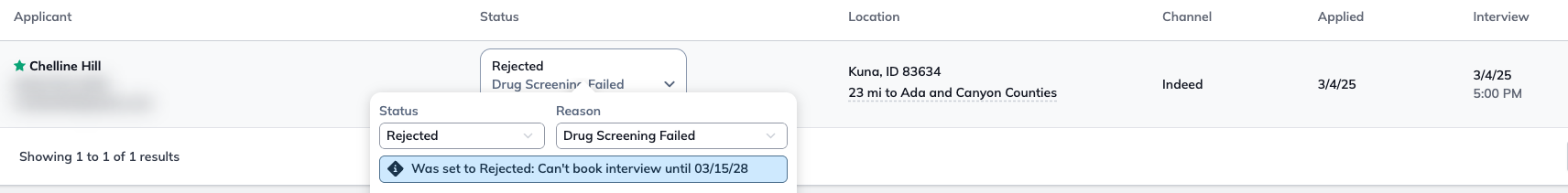Learn how setting an applicant status to Duplicate, Rejected, or Not ...