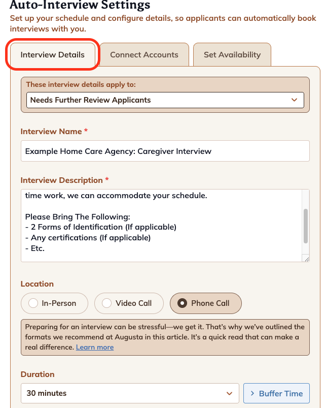 How to Set Up Interviews for Applicants Tagged as "Needs Further Review ...