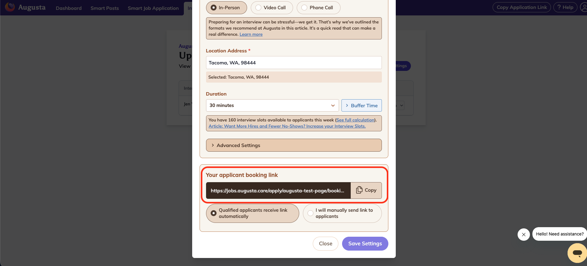 Where Can I Find My Applicant Interview Booking Link? – Augusta