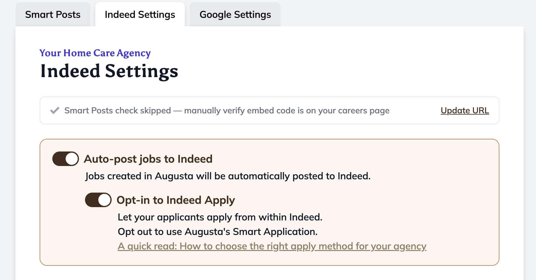 Indeed - How Augusta + Indeed Work Together (And Which Apply Method ...